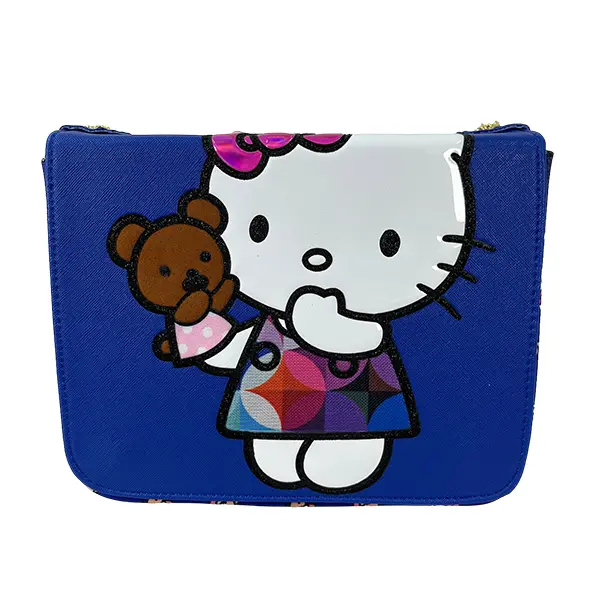 MARICONERA PRADA AZUL REY HELLO KITTY | bolsasdeleonguanajuato